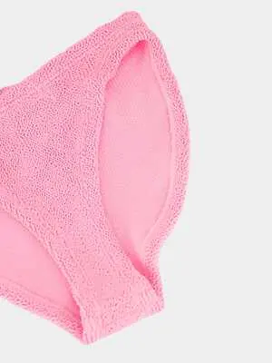 Hunza G Crinkle Bandeau Bikini - Pink