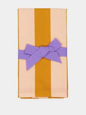 La DoubleJ Contrada Panama Large Napkins Set Of 2 - Orange