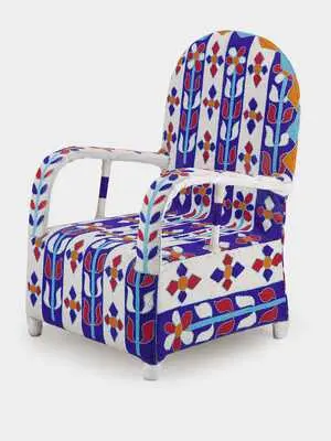 FERNANDO OTERO Recycled Glass Beaded Armchair