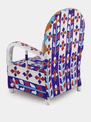 FERNANDO OTERO Recycled Glass Beaded Armchair