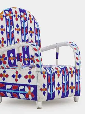 FERNANDO OTERO Recycled Glass Beaded Armchair