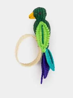 Coro Cora Parrot Napkin Ring - Multicolour