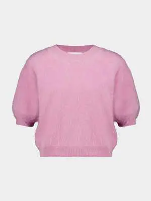 LISA YANG Juniper Brushed Cashmere Sweater - Pink