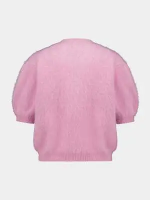 LISA YANG Juniper Brushed Cashmere Sweater - Pink