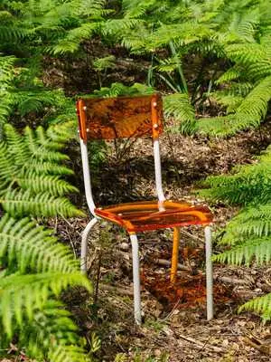 LAURENT BADIER Pop Acrylic Glass Chair - Orange