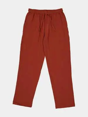 Spiritum Tulum Organic Cotton Baggy Trousers - Orange