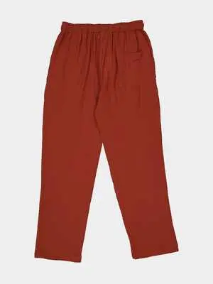 Spiritum Tulum Organic Cotton Baggy Trousers - Orange