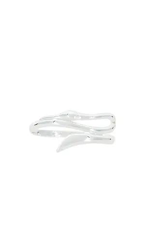 Jenny Bird Egret Upper Arm Cuff - Silver