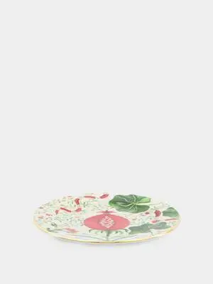 La DoubleJ Pomegranate Dessert Plates Set Of 2 - Multicolour