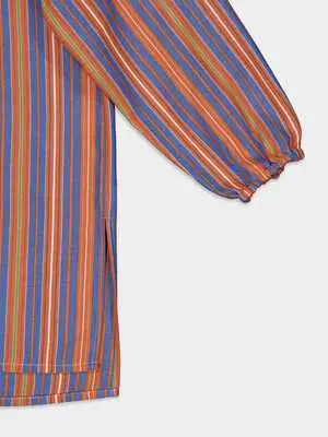 PAULA Name': X Marrakshi Life Striped Oversized Blouse
