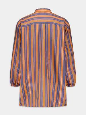 PAULA Name': X Marrakshi Life Striped Oversized Blouse