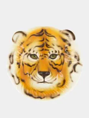 LES-OTTOMANS Majestic Tiger Ashtray - Orange