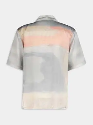 Commas Morning Bath Silk-cotton Shirt - Multicolour