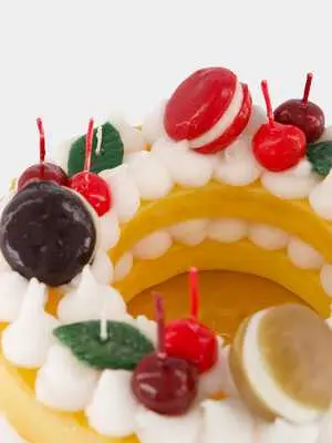 CERERIA INTRONA Large Tart Cake Wax Candle