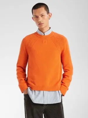 Fendi Cashmere Crewneck Jumper - Orange