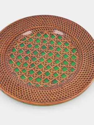 MARIO LUCA GIUSTI Patagonia Dessert Plate - Orange