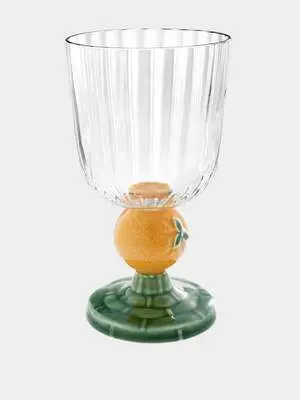 BORDALLO PINHEIRO Glass Goblet