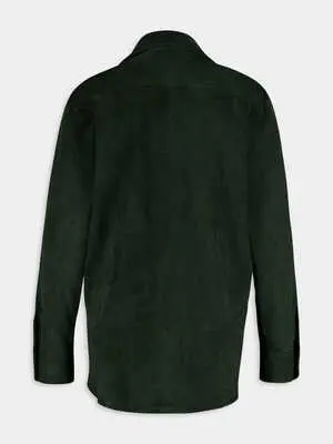 PAULA Chakakan Suede Embroidered Overshirt