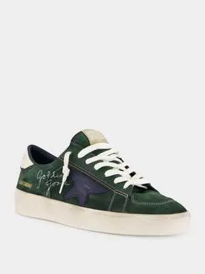 GOLDEN GOOSE Stardan Sneakers With Leather Star - Multicolour