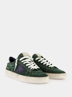 GOLDEN GOOSE Stardan Sneakers With Leather Star - Multicolour