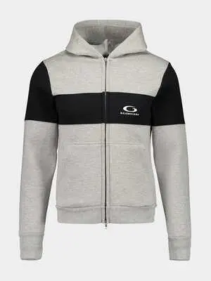 Balenciaga Logo Embroidered Zipped Sweatshirt - Multicolour