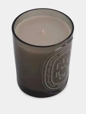 DIPTYQUE Feu De Bois Medium Candle 300gr - Grey
