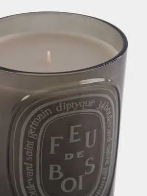 DIPTYQUE Feu De Bois Medium Candle 300gr - Grey