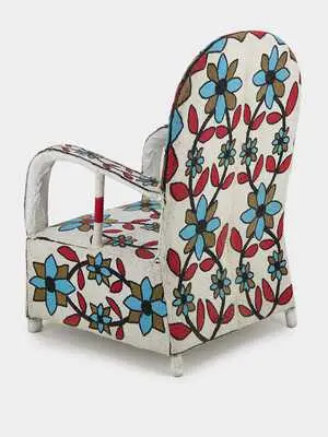 FERNANDO OTERO Recycled Beads Floral Armchair