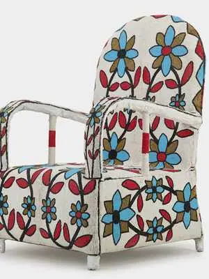 FERNANDO OTERO Recycled Beads Floral Armchair