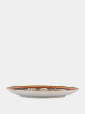 La DoubleJ The Angel Brown Decorative Plate - Multicolour