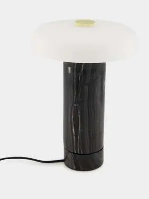 DESIGN BY US Charcoal And Opal Matte Trip Led Lamp