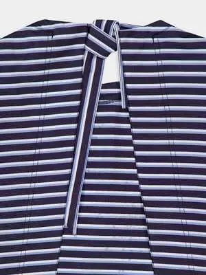 Rabanne Striped Embroidered T-shirt - Multicolour