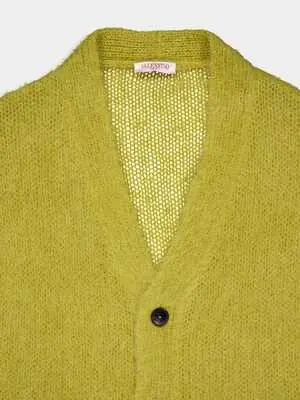 Valentino Garavani Striped Mohair-blend Cardigan