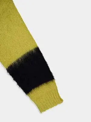 Valentino Garavani Striped Mohair-blend Cardigan