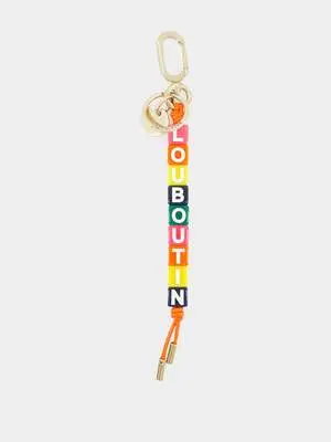 CHRISTIAN LOUBOUTIN Beaded Keyring - Multicolour