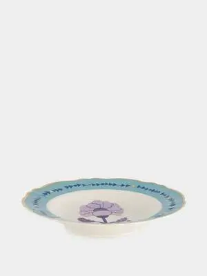 BITOSSI Botanical Art Soup Plate - Purple