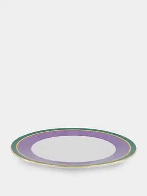 La DoubleJ Rainbow Viola Dinner Plates - Purple