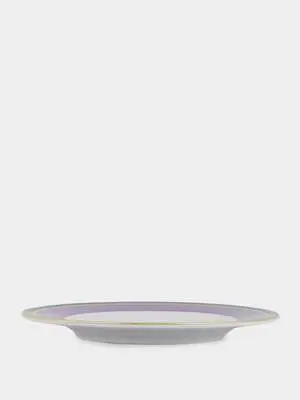 La DoubleJ Rainbow Viola Dinner Plates - Purple