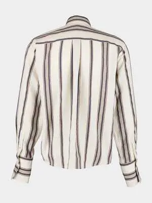 MARRAKSHI LIFE Striped Button-up Blouse