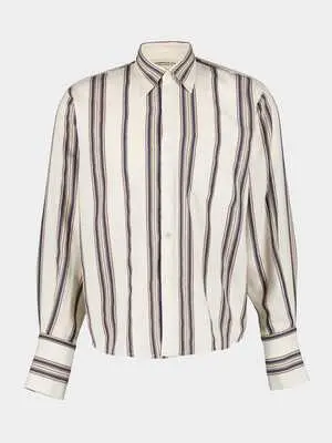 MARRAKSHI LIFE Striped Button-up Blouse - Multicolour