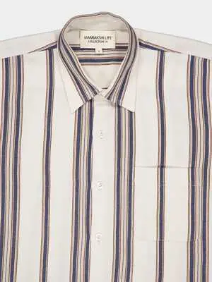 MARRAKSHI LIFE Striped Button-up Blouse