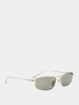 Balenciaga Tag 3.0 Rectangle Sunglasses - Grey