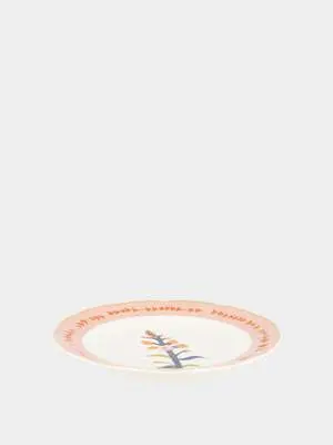 BITOSSI Botanica Porcelain Dessert Plate - Multicolour