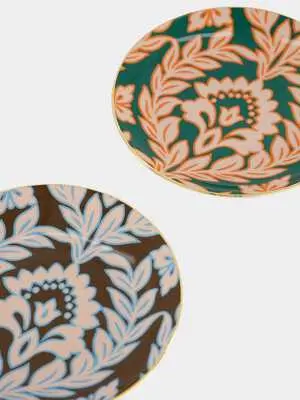 La DoubleJ Set Of 2 Porcelain Side Plates