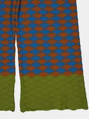 La DoubleJ Lounge Print Wool Trousers - Multicolour