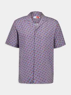 Orlebar Brown Whitsun Mini Blue Maitan Shirt - Multicolour