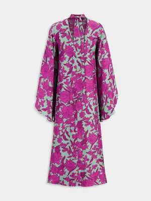 La DoubleJ Lilium Waterfall Midi Dress