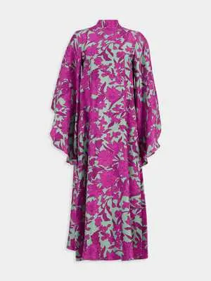 La DoubleJ Lilium Waterfall Midi Dress