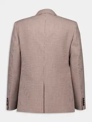 Gucci Gingham Wool Blazer
