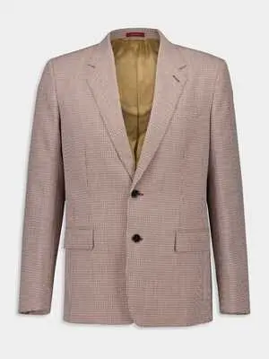 Gucci Gingham Wool Blazer - Multicolour